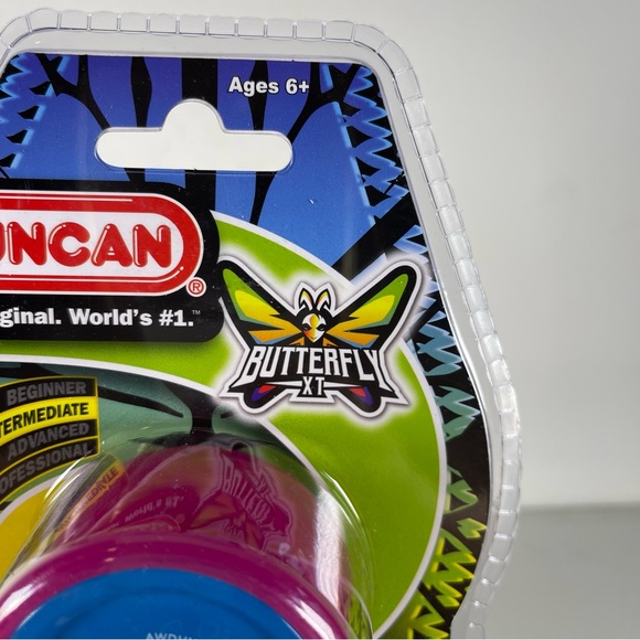 Duncan | Toys | New Yo Yo The Original Duncan Toys Butterfly Xt Intermediate Yoyo Purple Blue ...